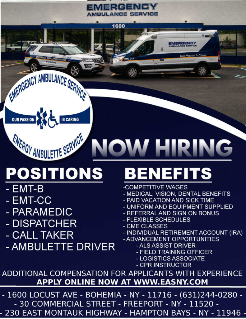 EASNY EMS services for Long Island and Queens - EMERGENCY AMBULANCE SERVICE